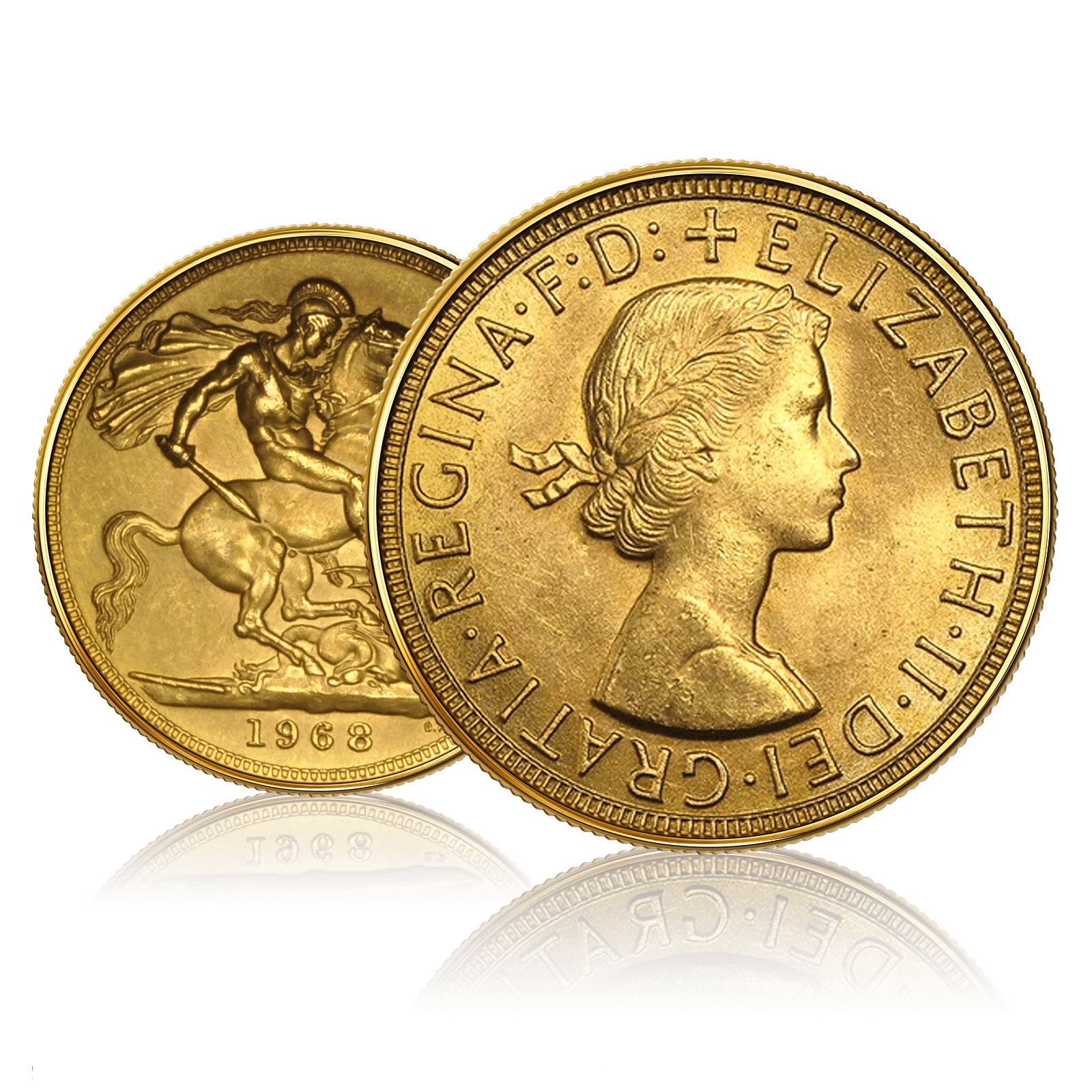 Full Gold Sovereign Queen Elizabeth Young Head (1957-1968) | Gold Bank ...