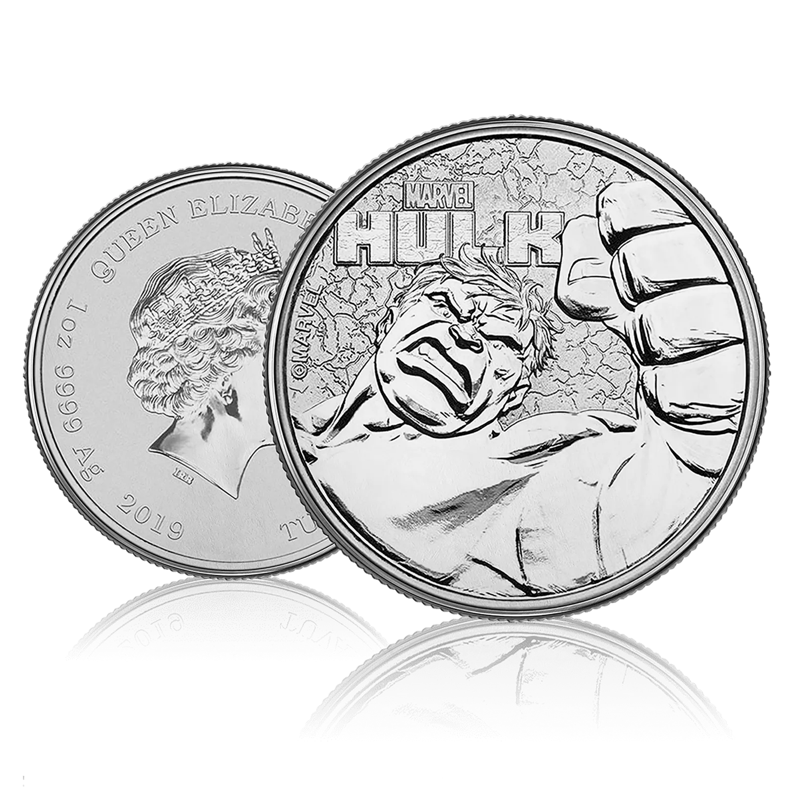 1oz Silver Marvel Series The Incredible Hulk (2019) | Gold Bank - London